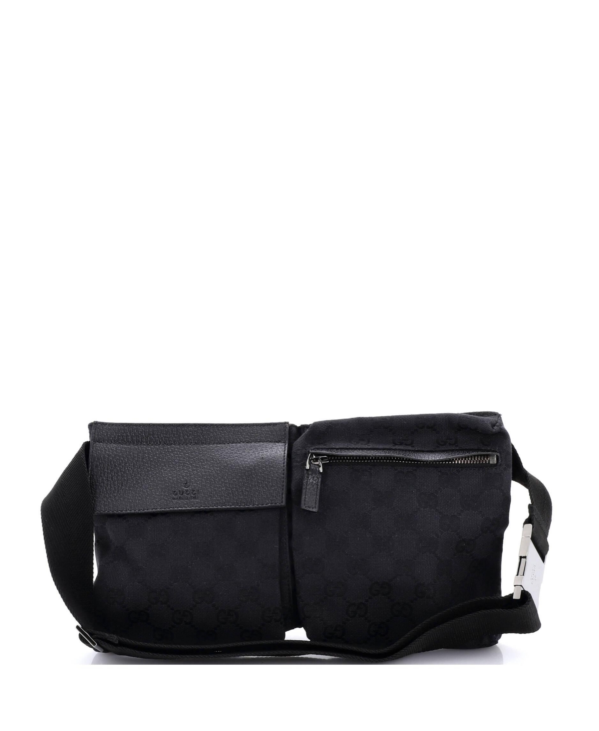 Click here for Pre-Owned Gucci Vintage Double Belt Bag Gg Canvas... prices