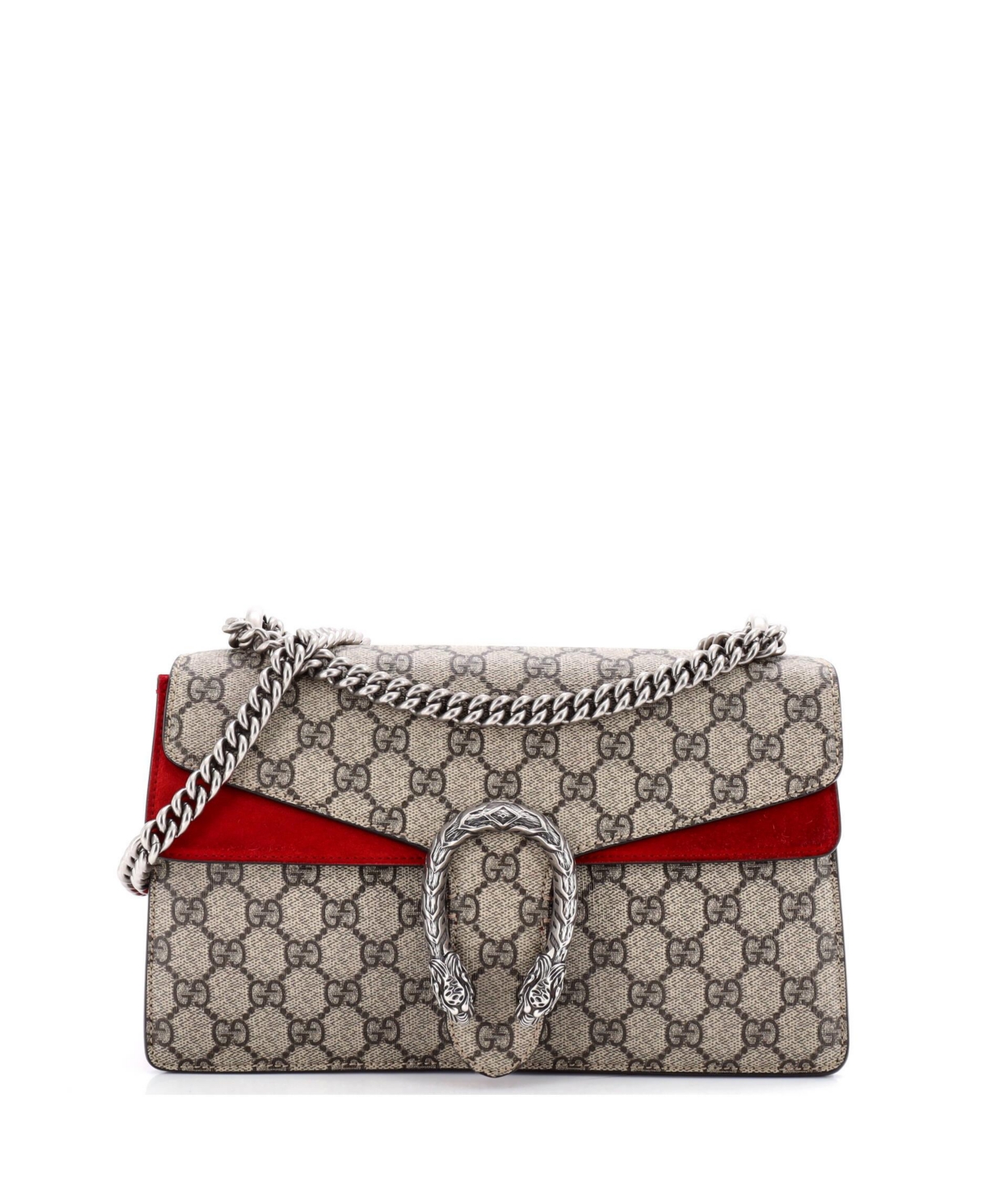 Click here for Pre-Owned Gucci Small Dionysus Bag Gg Coated Canva... prices