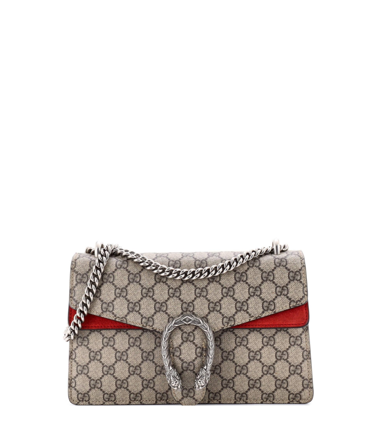 Click here for Pre-Owned Gucci Small Dionysus Bag Gg Coated Canva... prices