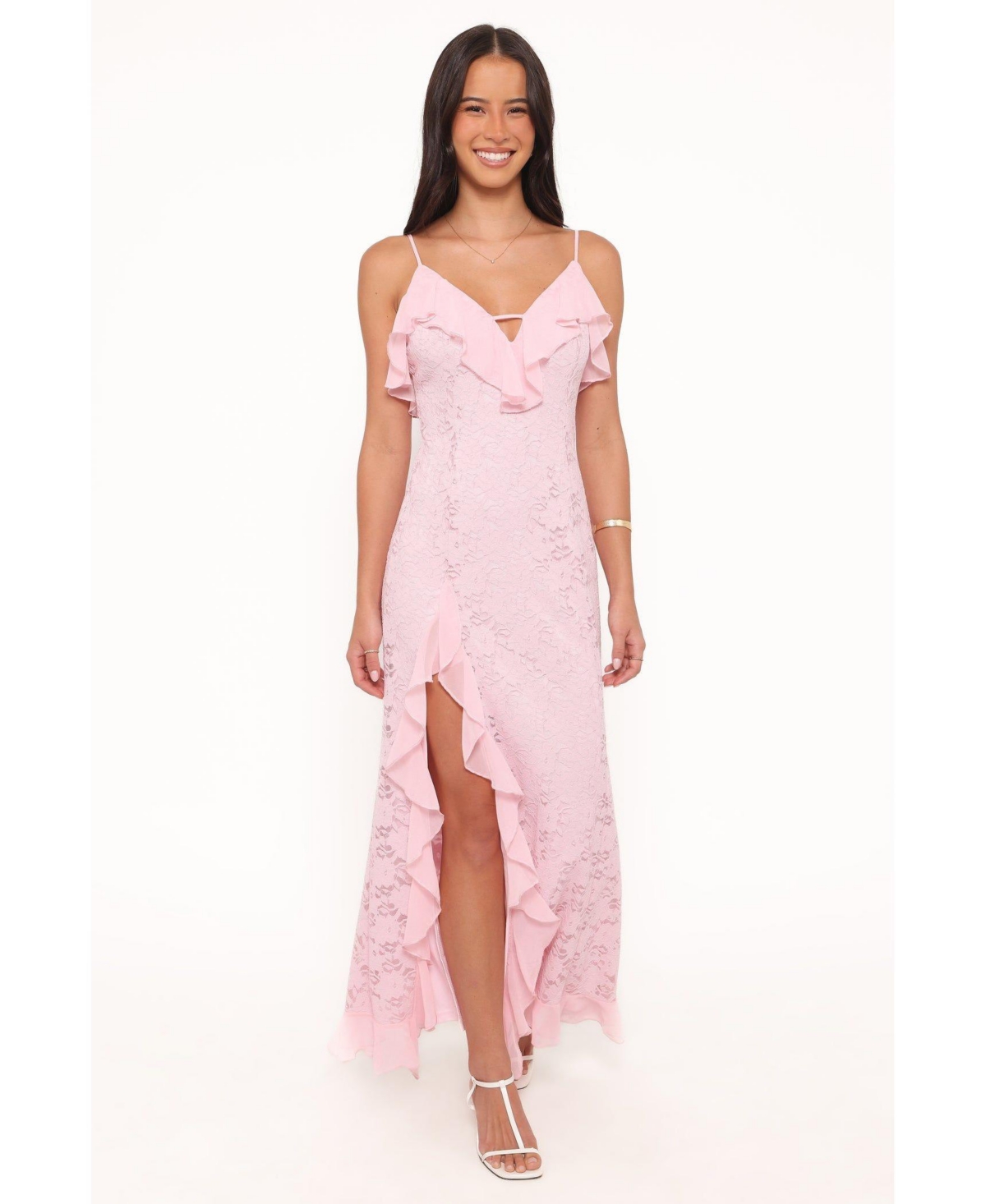 Click here for Petal and Pup Womens Jamielee Lace Maxi Dress - Pi... prices