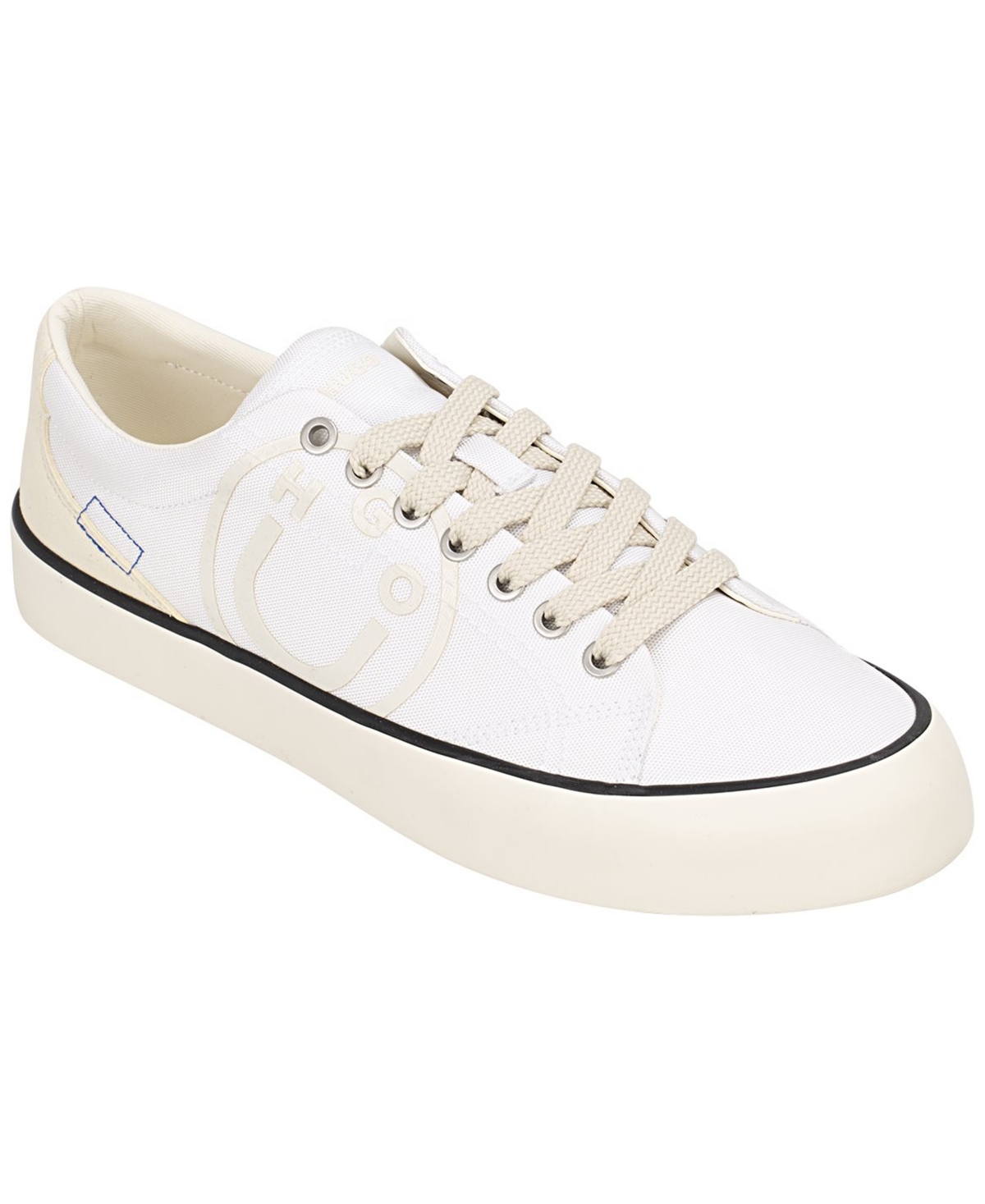 Click here for Hugo Boss Mens Logo Detail Lace-Up Sneakers - Open... prices