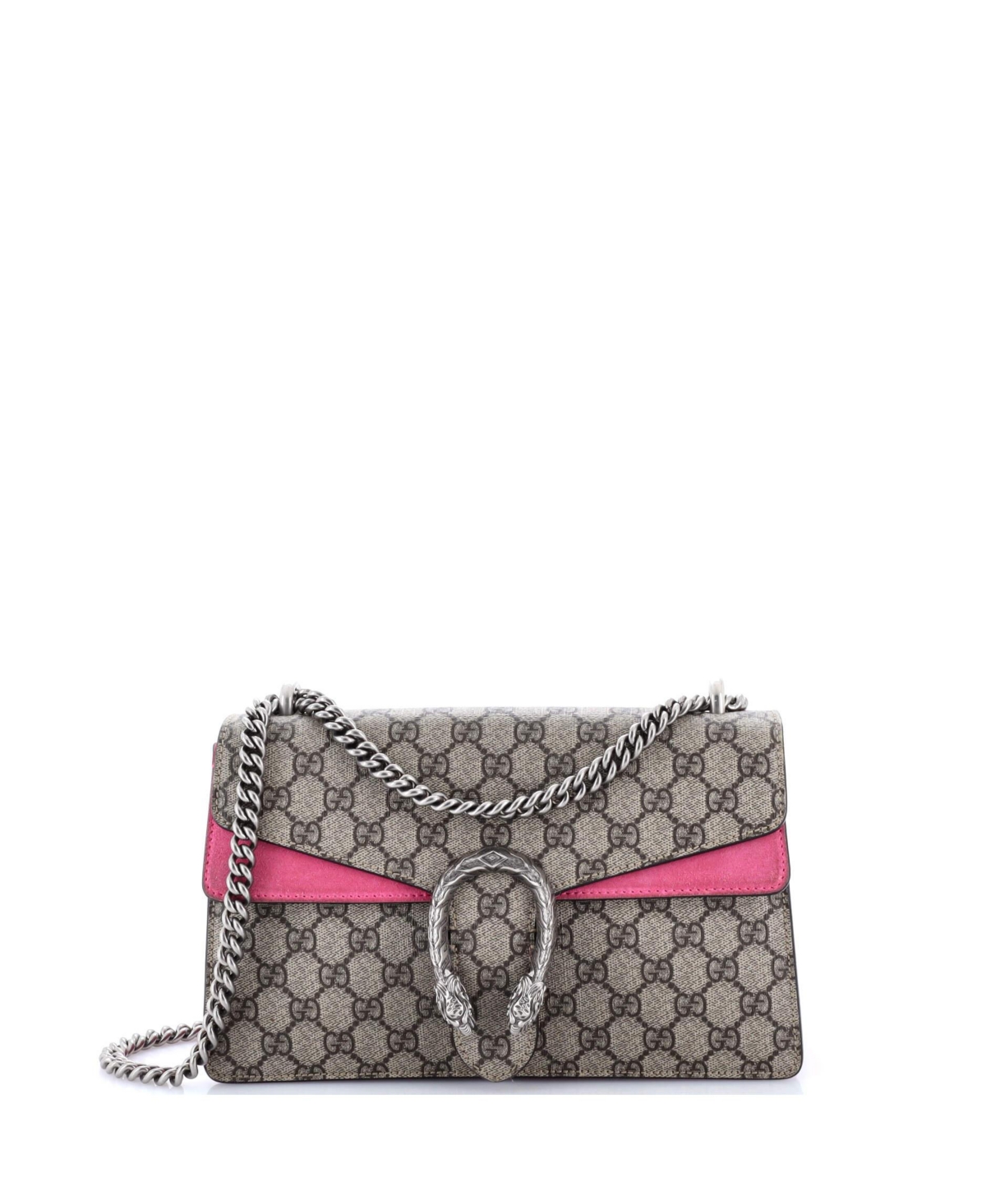 Click here for Pre-Owned Gucci Small Dionysus Bag Gg Coated Canva... prices