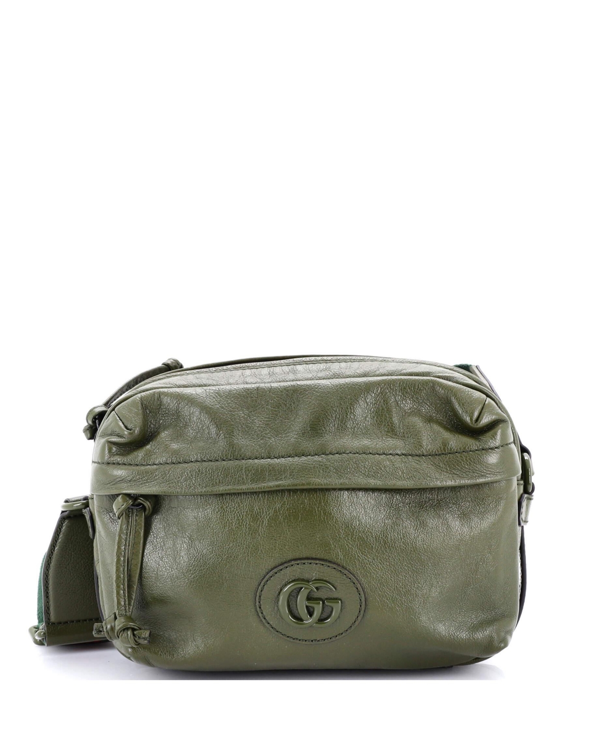 Click here for Pre-Owned Gucci Tonal Double G Shoulder Bag Leathe... prices