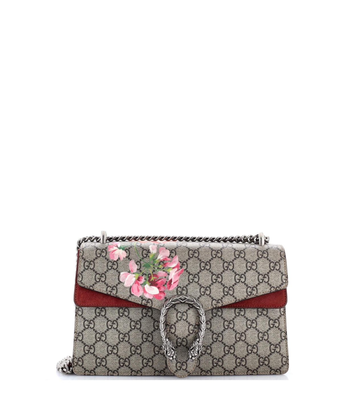 Click here for Pre-Owned Gucci Small Dionysus Bag Blooms Print Gg... prices