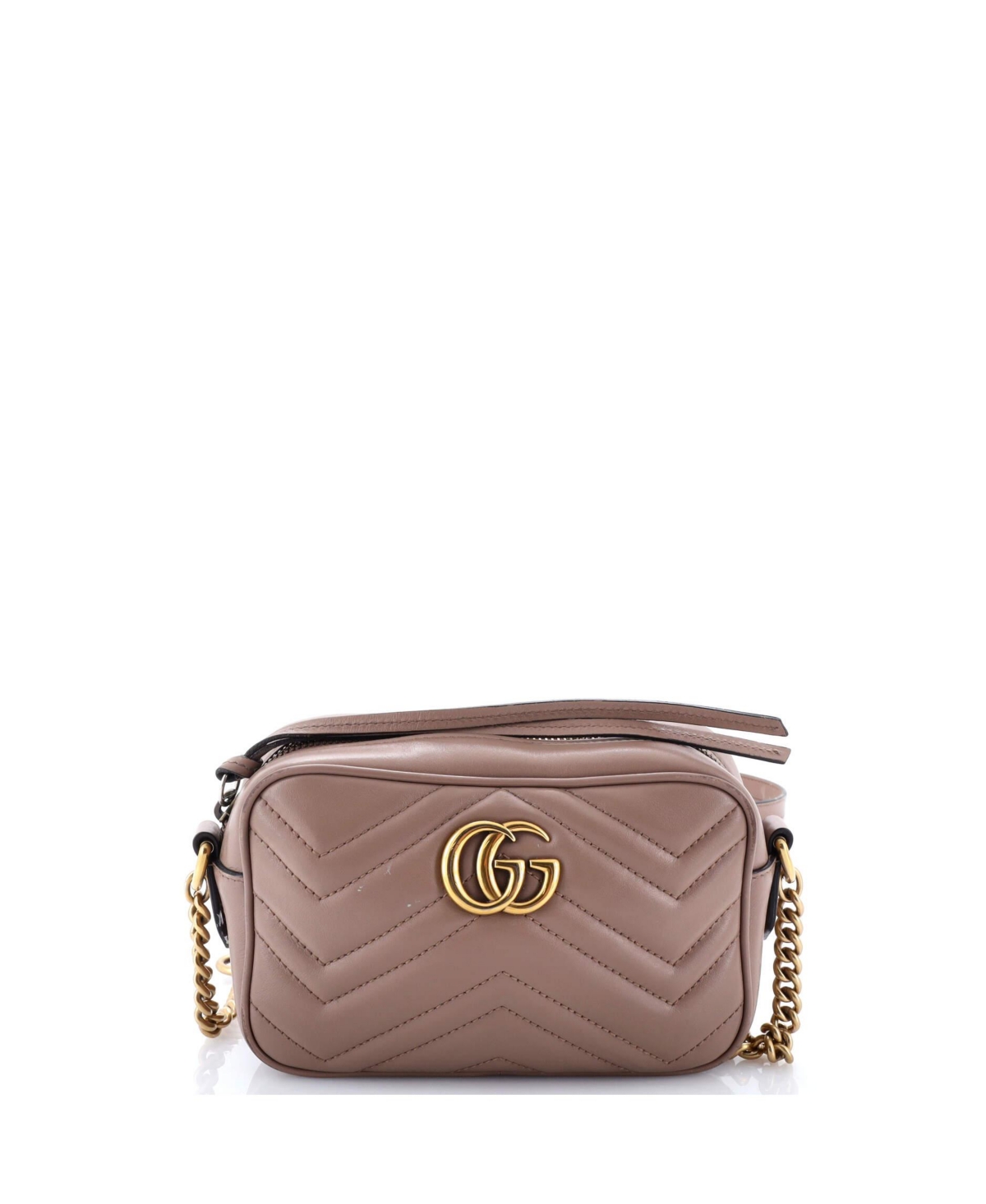 Click here for Pre-Owned Gucci Mini Gg Marmont Shoulder Bag Matel... prices