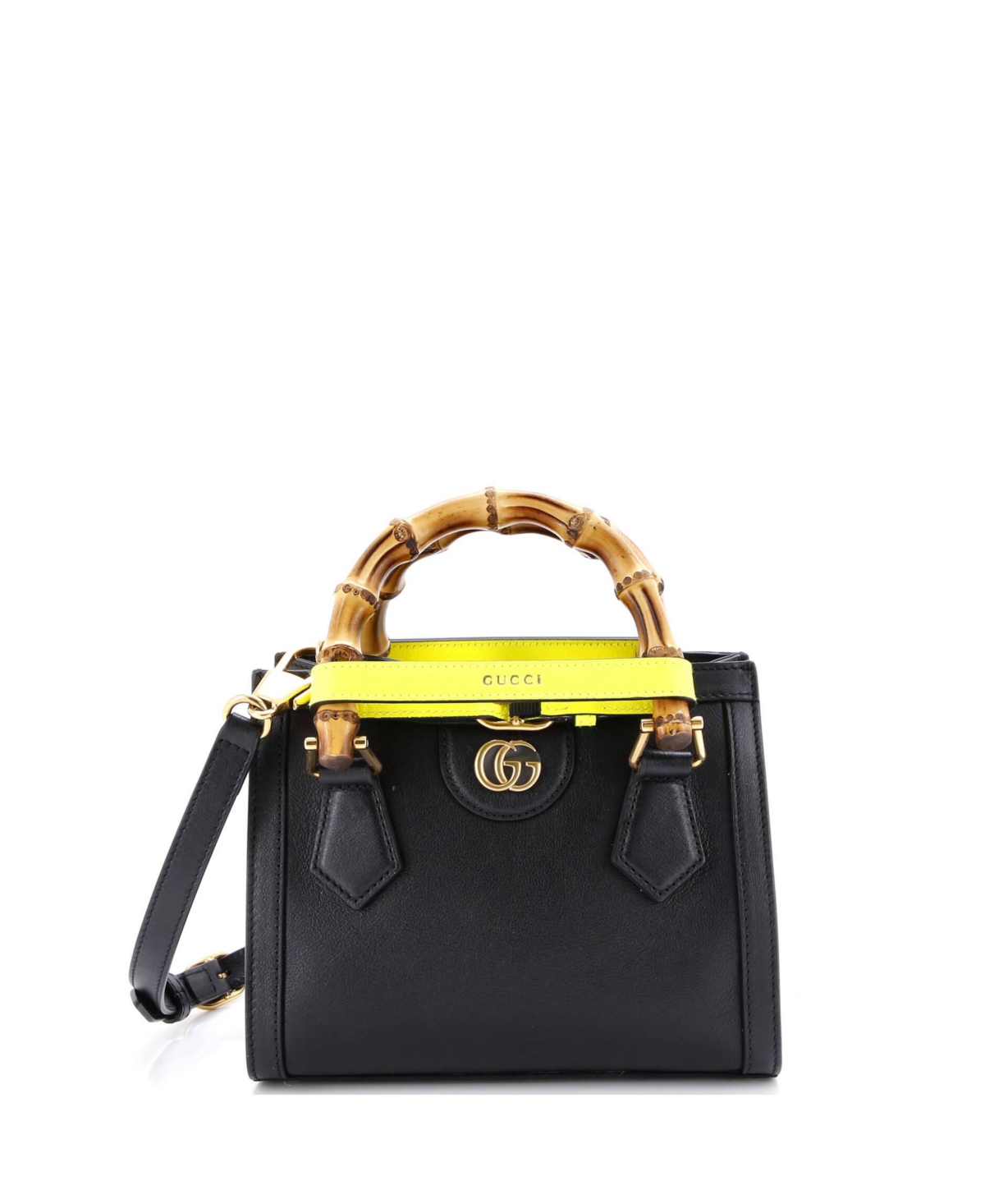 Click here for Pre-Owned Gucci Mini Diana Nm Bamboo Handle Tote L... prices