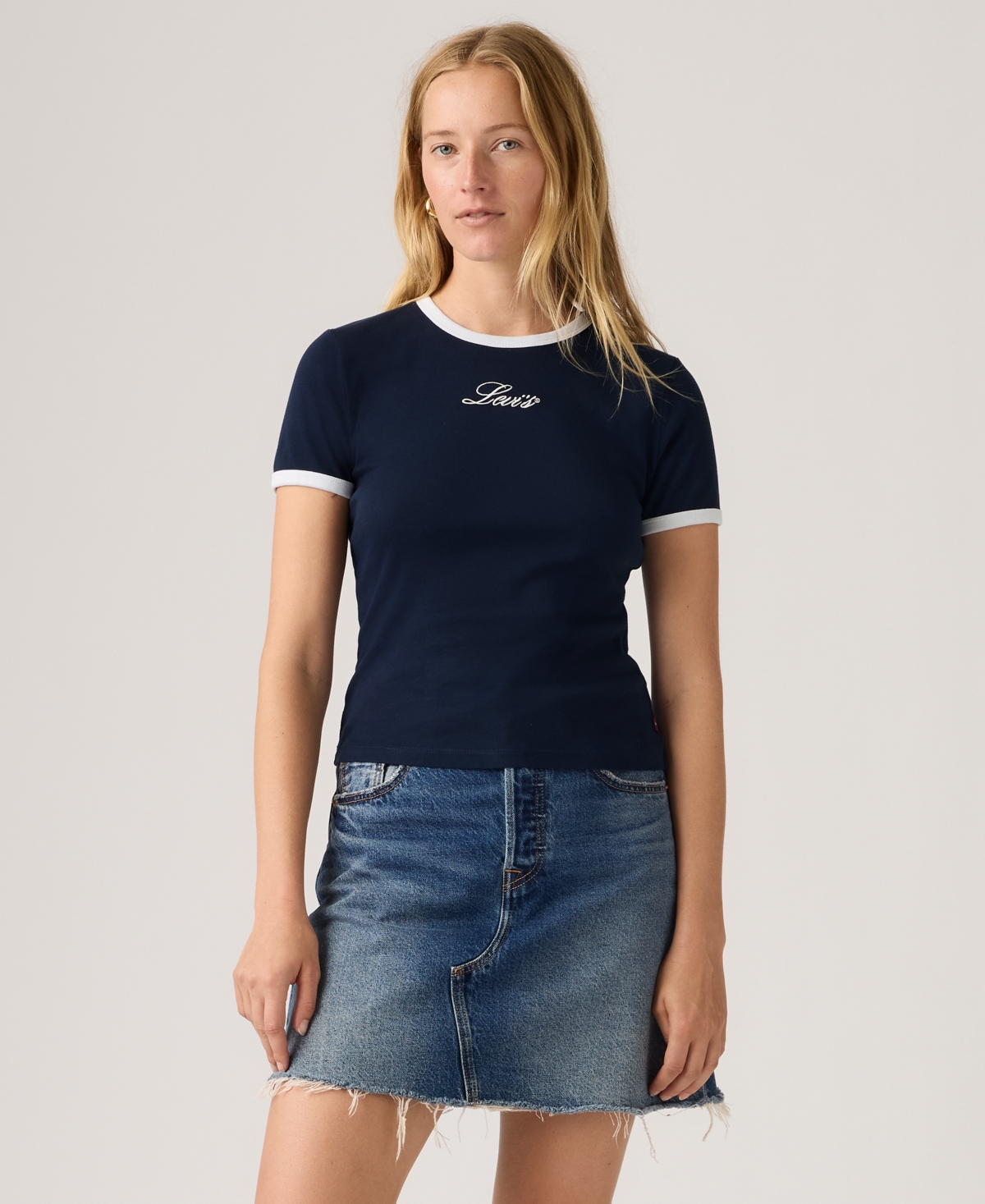 Click here for Levis Womens Graphic Ringer Rickie T-Shirt - P2cur... prices