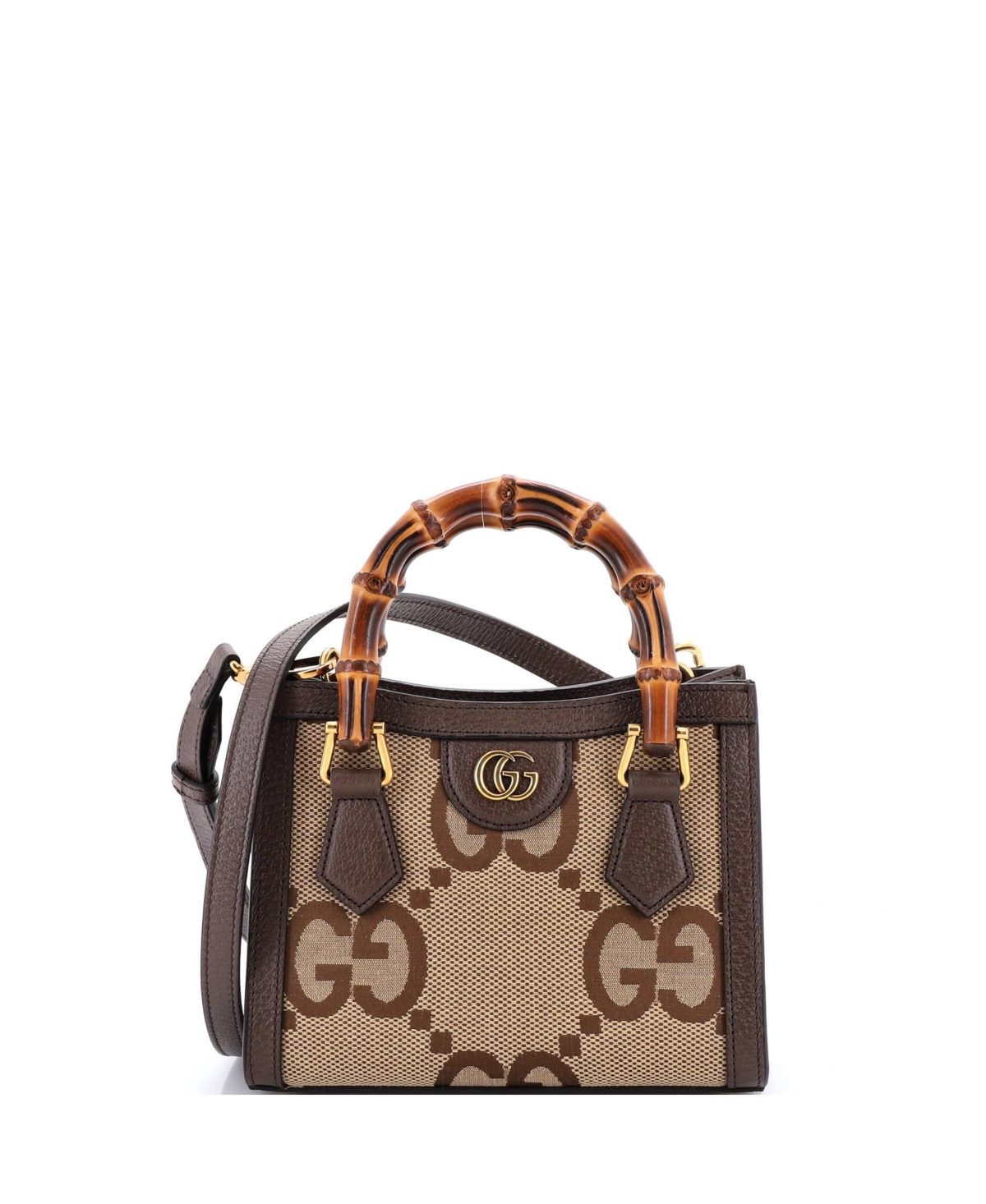 Click here for Pre-Owned Gucci Mini Diana Nm Bamboo Handle Tote J... prices