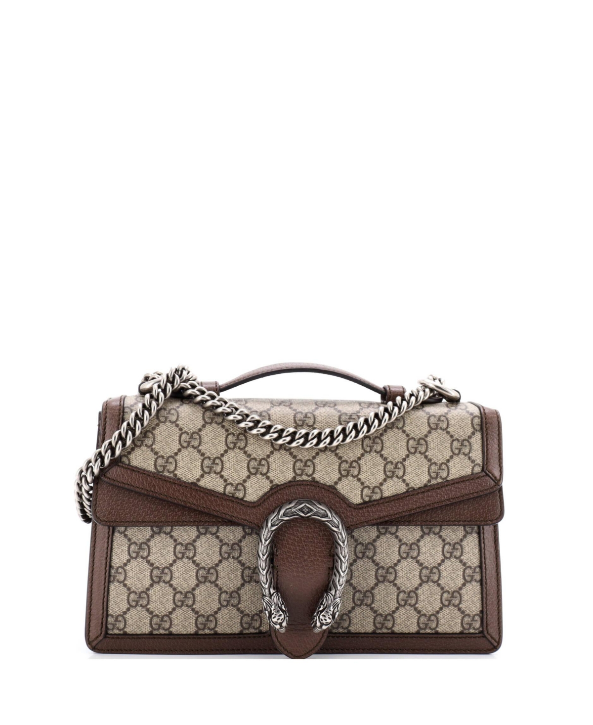 Click here for Pre-Owned Gucci Small Dionysus Top Handle Chain Ba... prices