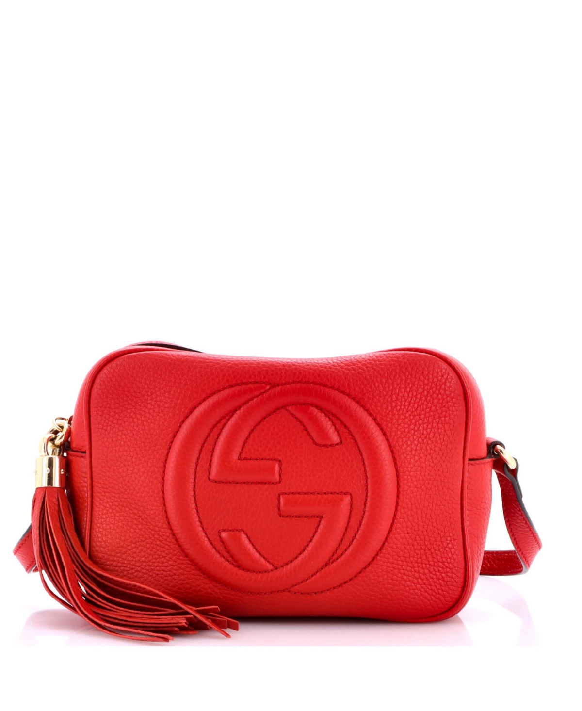 Click here for Pre-Owned Gucci Small Soho Disco Crossbody Bag Lea... prices