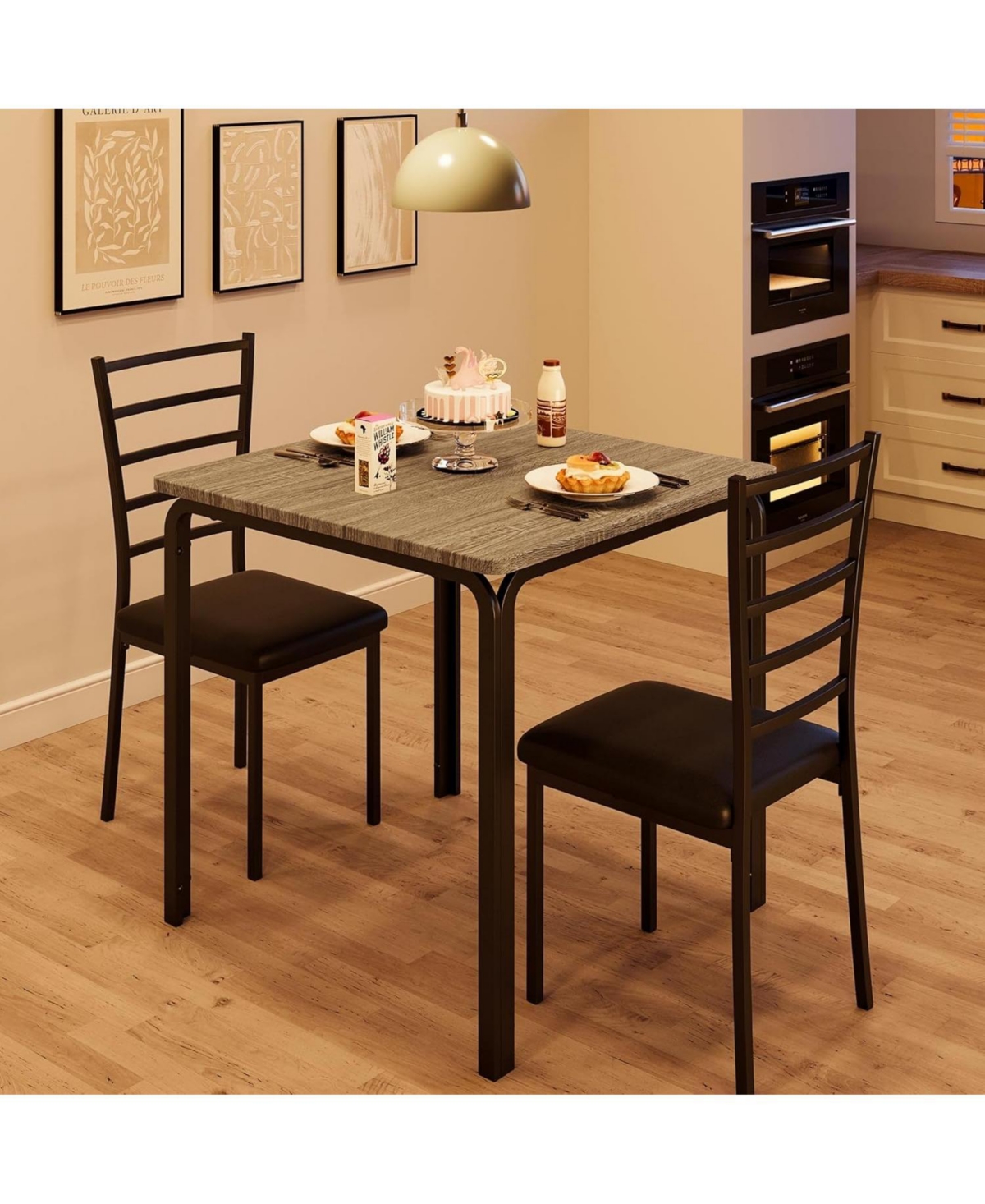 Click here for gaomon Dining Table for 2  Small Square kitchen Di... prices