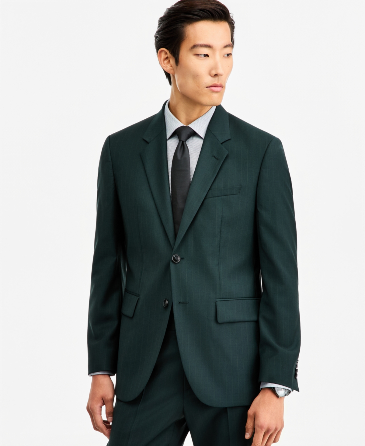 Click here for Hugo by Hugo Boss Mens Modern-Fit Pinstripe Suit J... prices