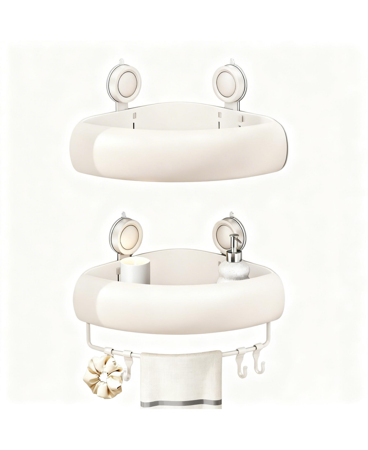 Click here for Yigii Shower Suction Cup Corner Shelves No Drillin... prices