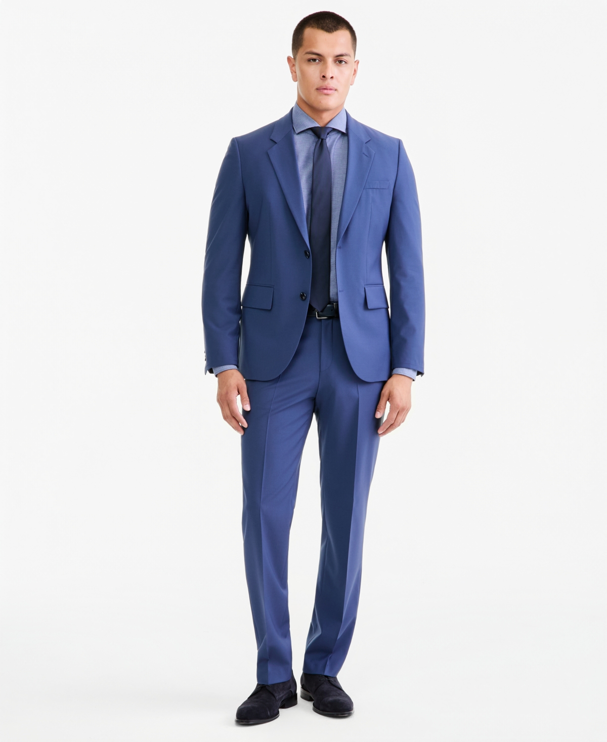 Click here for Hugo by Hugo Boss Mens Modern-Fit Wool Blend Suit... prices