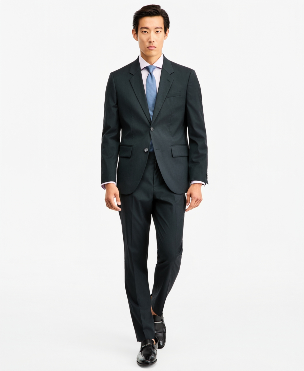 Click here for Hugo by Hugo Boss Mens Modern-Fit Wool Blend Suit... prices