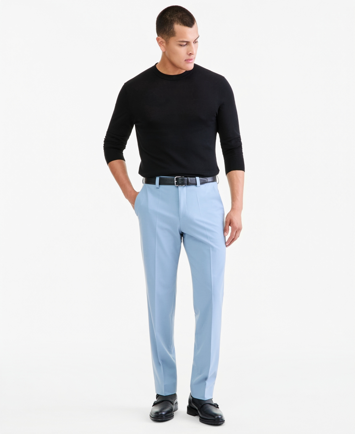 Click here for Hugo by Hugo Boss Mens Modern-Fit Solid Suit Pants... prices