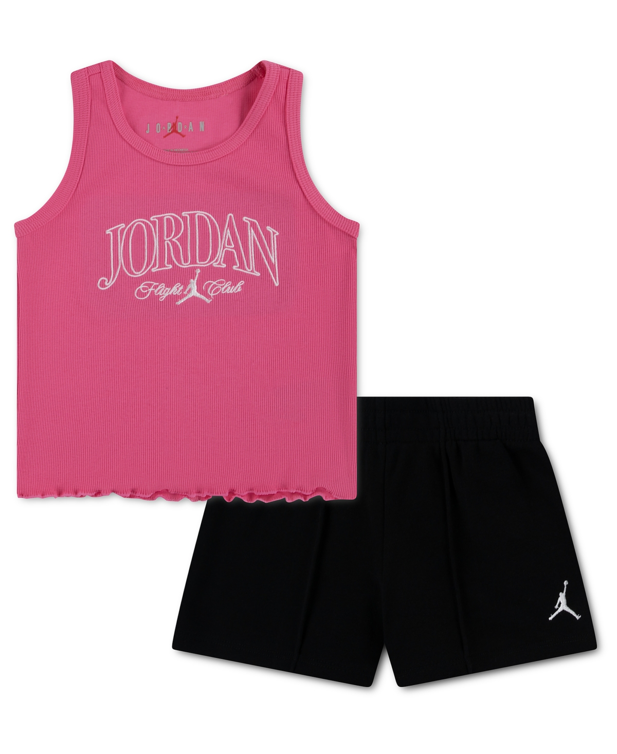 Click here for Jordan Boys 4-6X Ribbed Tank and Pleated Shorts  2... prices