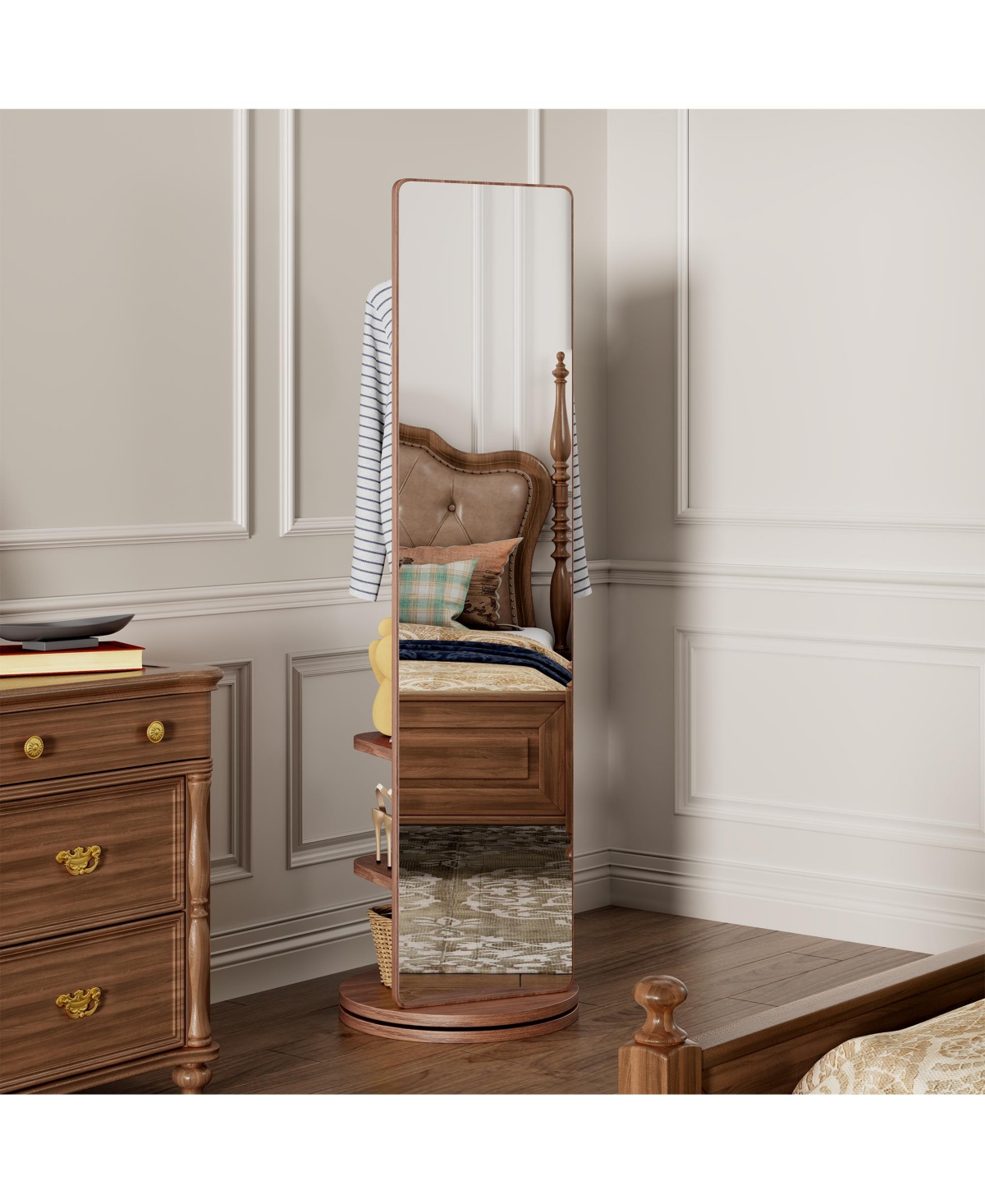 Click here for Busdays Rotating Solid Wood Full Length Mirror wit... prices