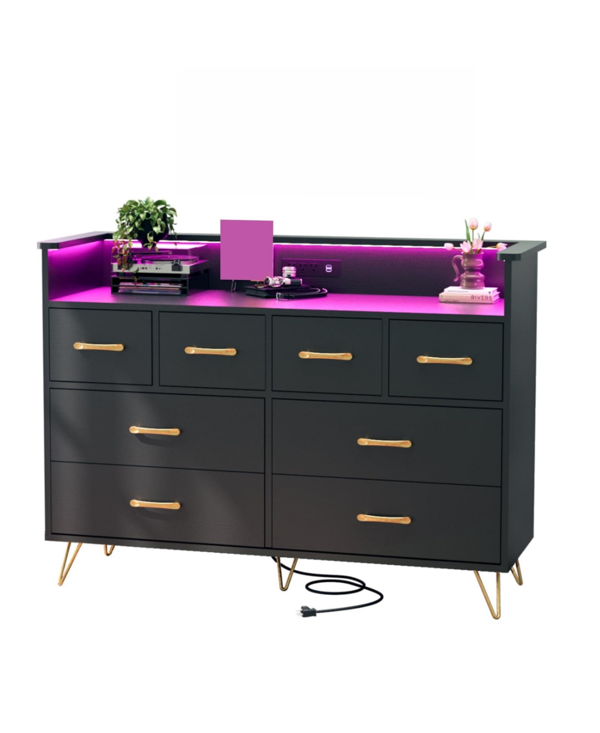 Click here for gaomon 8 Drawer Dresser with Charging Station and... prices