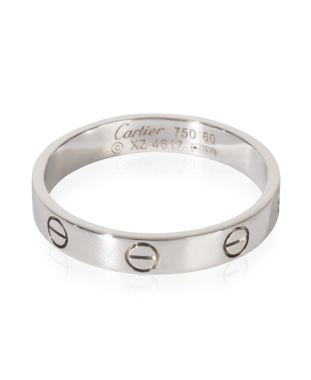 Click here for Pre-Owned Cartier White Gold Small Model Love Ring... prices