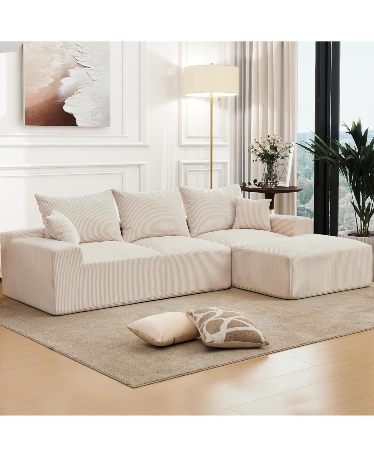 Click here for gaomon 110" Modular Sectional Sofa  L-Shaped... prices