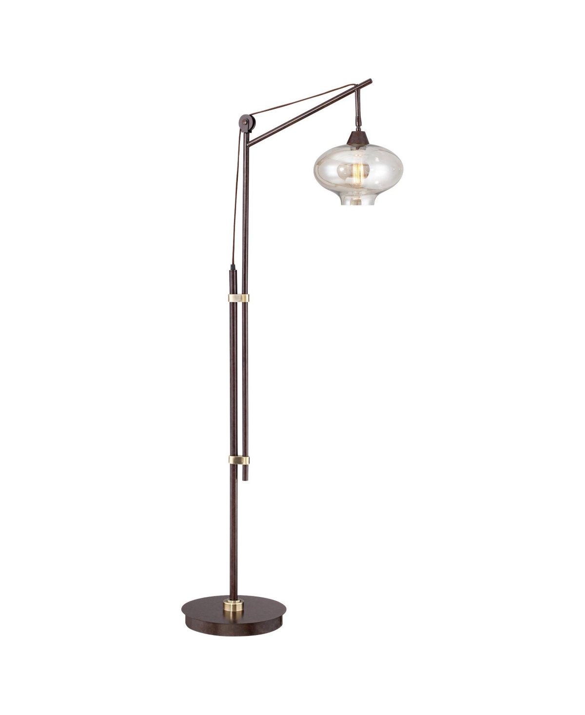 Click here for Franklin Iron Works Industrial Rustic Farmhouse Fl... prices