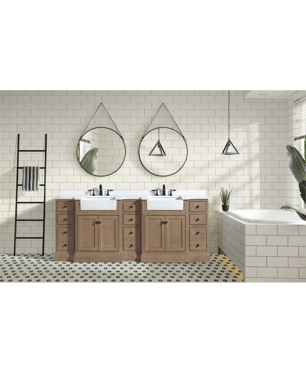 Click here for Ari Bath Kelly 84" Bathroom Vanity Weathered... prices