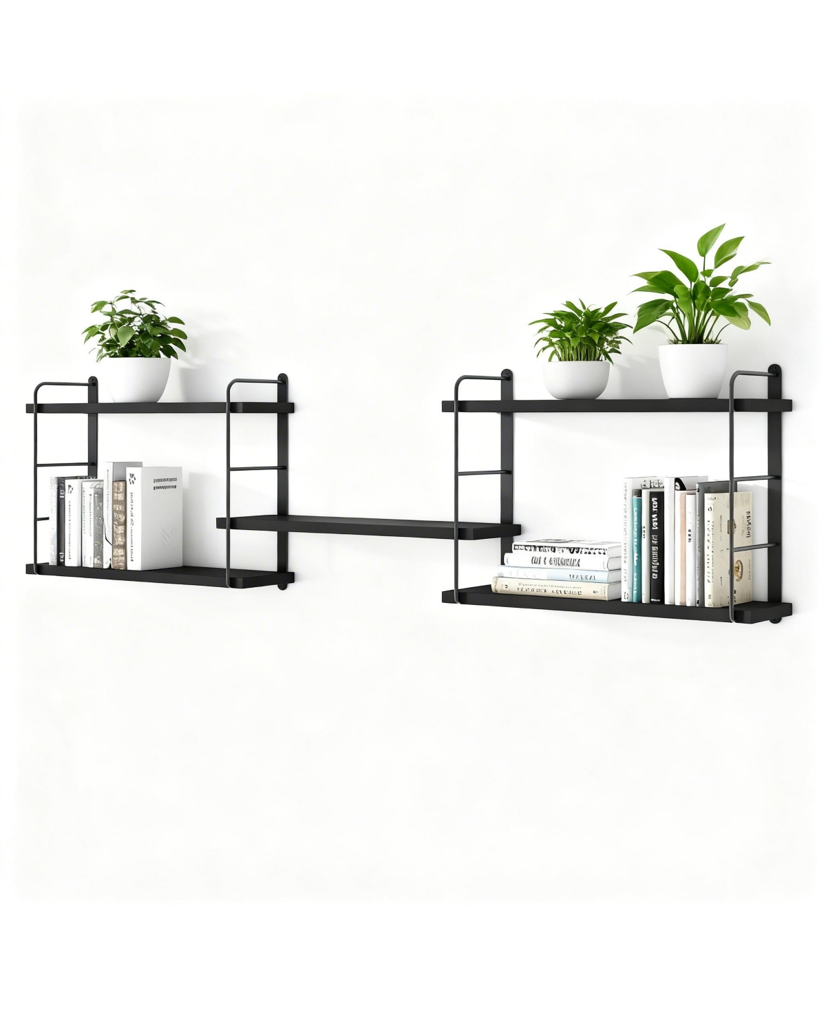 Click here for Yigii Wall Shelves Floating Wood Mounted Bookshelv... prices