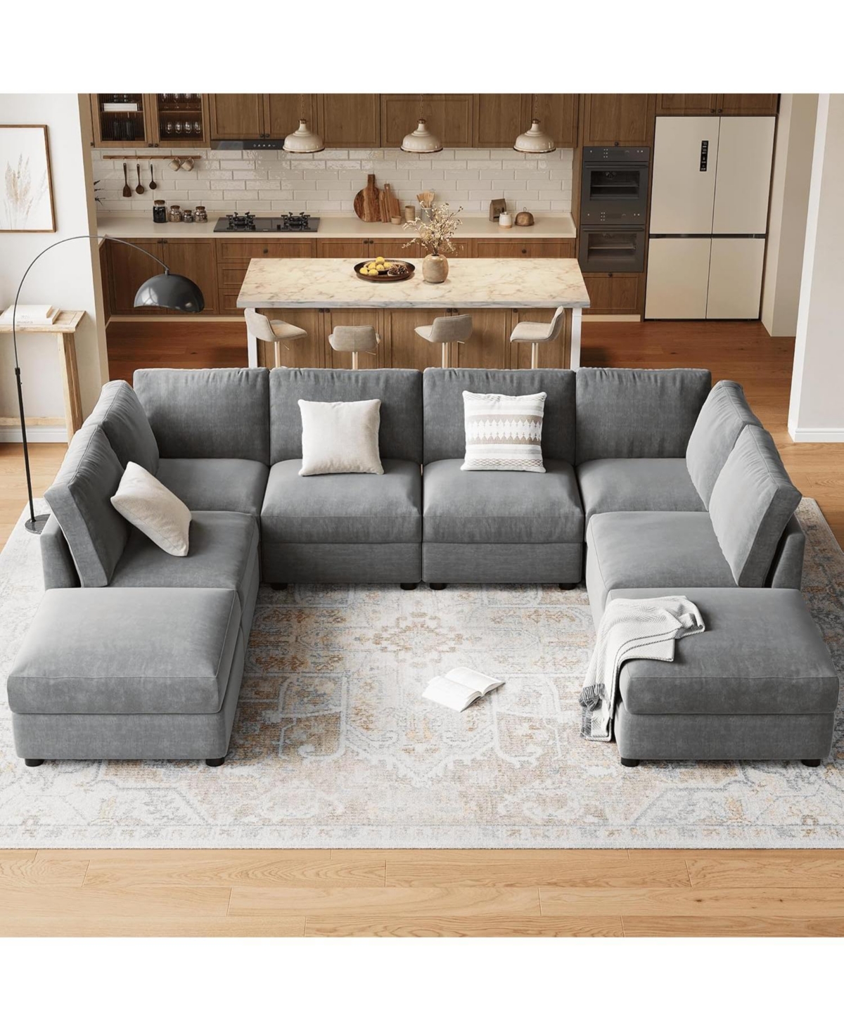 Click here for Gaomon Modular Sectional Sofa L-Shaped Couch with... prices