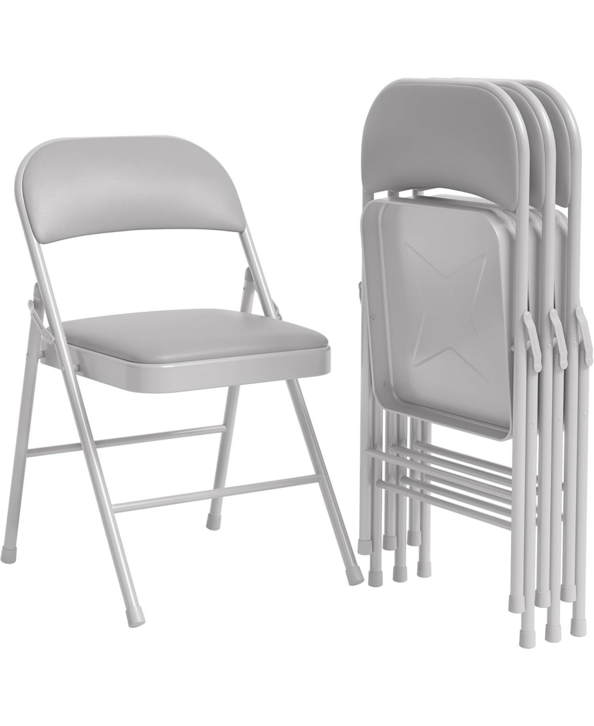Click here for gaomon Folding Chairs 4 Pack With Padded Cushion a... prices
