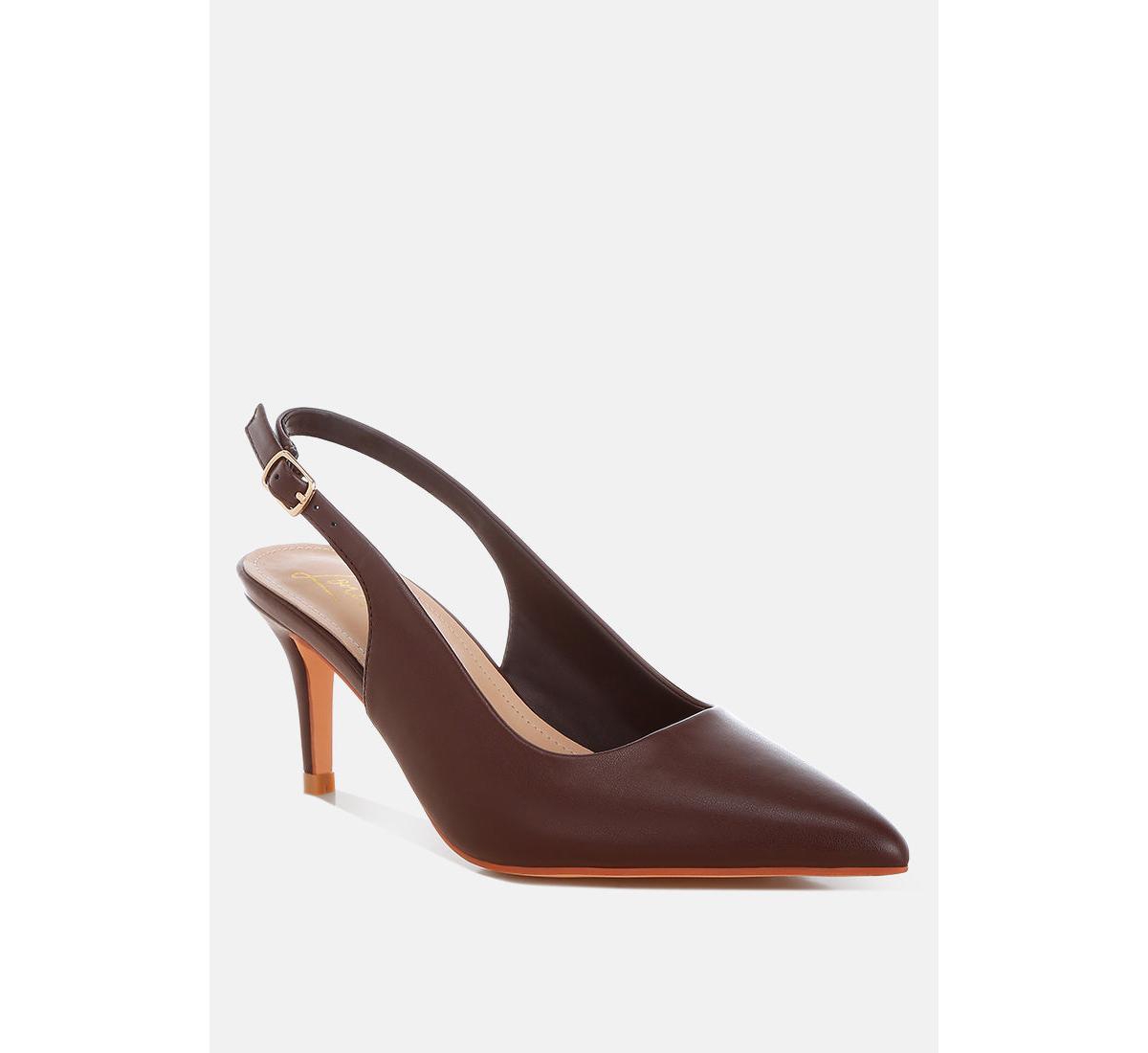 Click here for London Rag Womens Jaoba Pointed Toe Pin Buckle Sli... prices