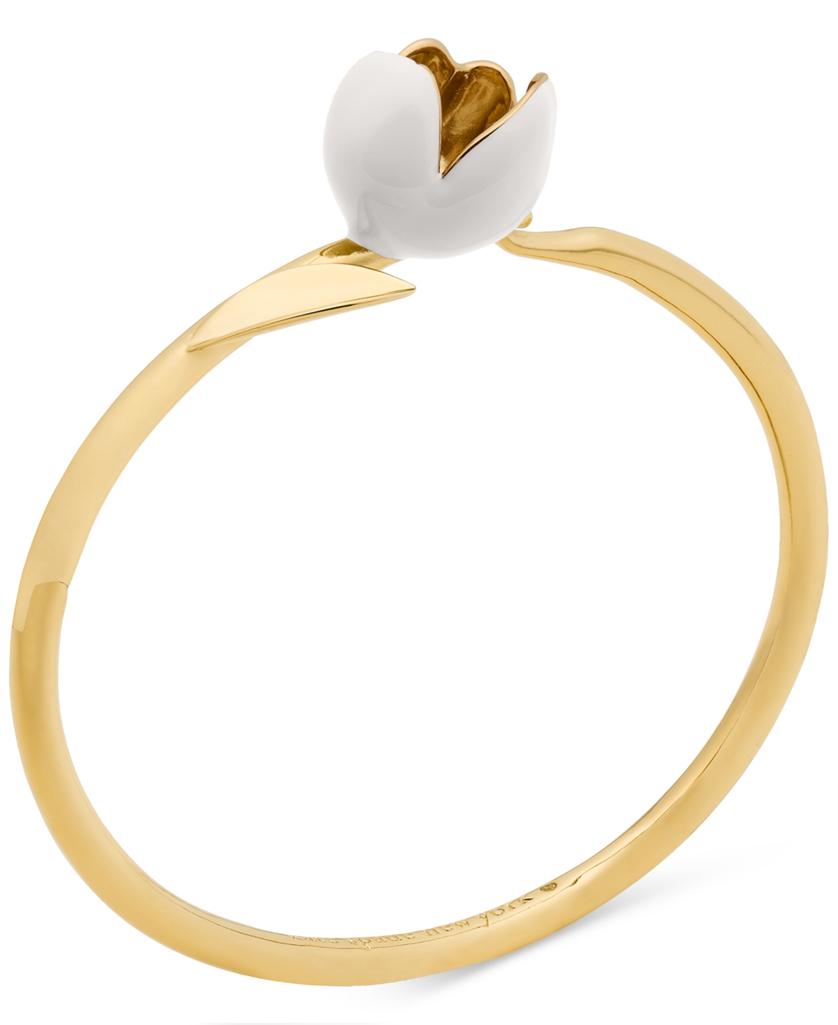 Click here for kate spade new york Gold Plated Bloom Bangle Brace... prices