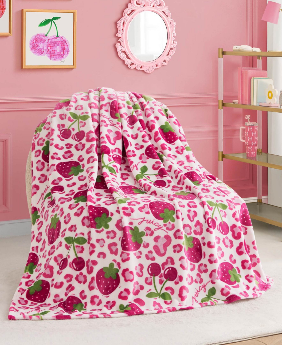 Click here for Juicy Couture Kids Plush Throw  50 x 70 - Cheetah... prices