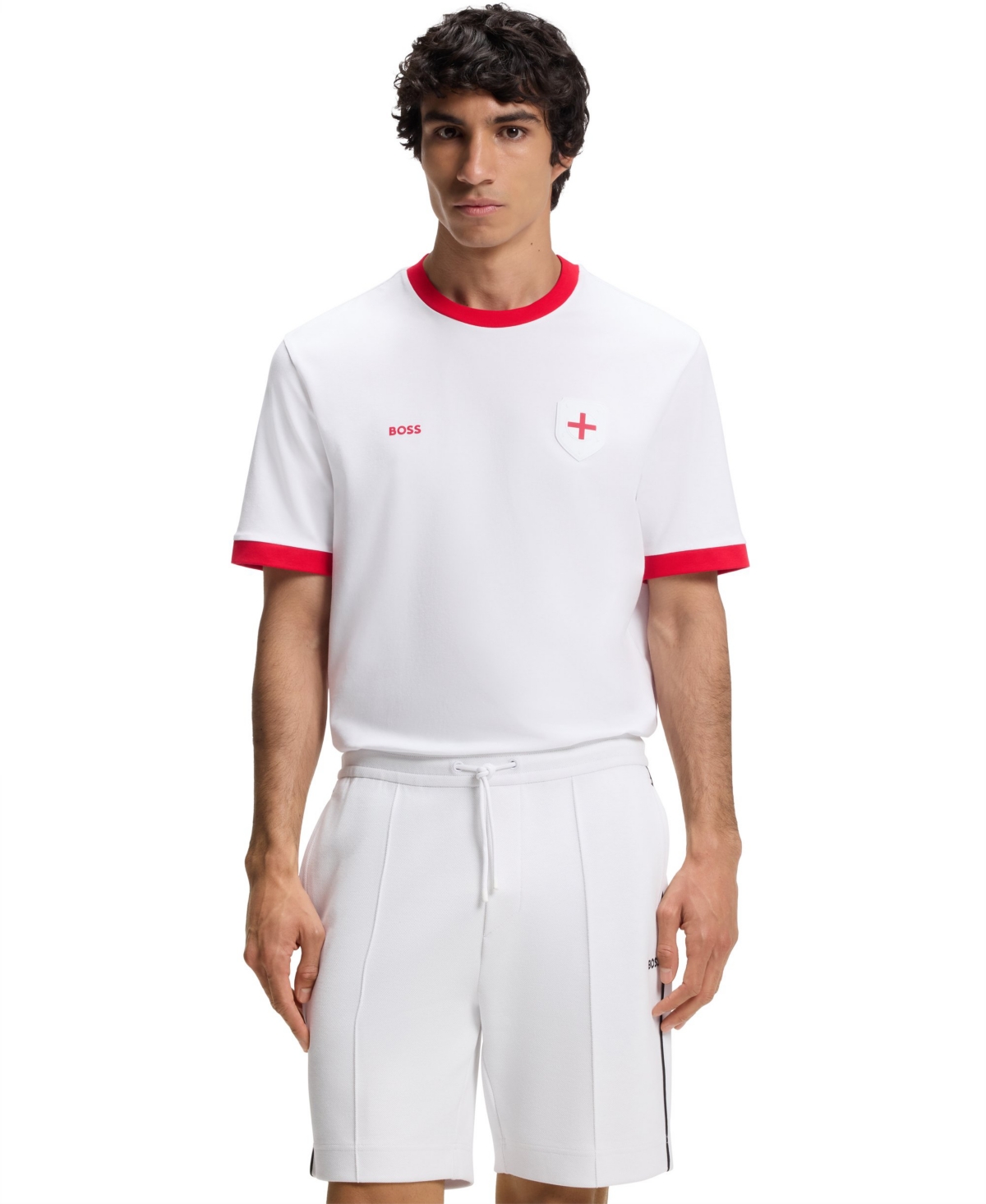 Click here for Boss by Hugo Boss Mens Stretch-Cotton England Coun... prices