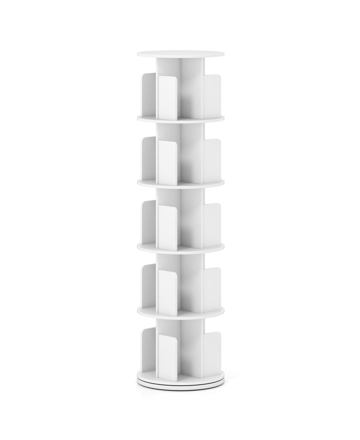 Click here for Slickblue 5-Tier Rotating Bookshelf 360degree(s) D... prices