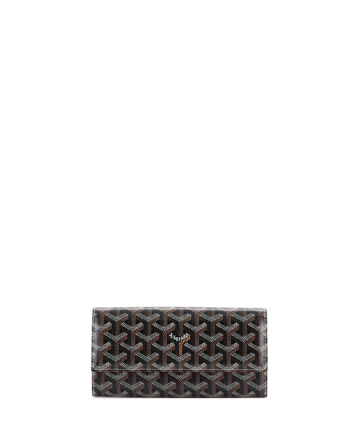 Click here for Pre-Owned Goyard Long Varenne Wallet Coated Canvas... prices