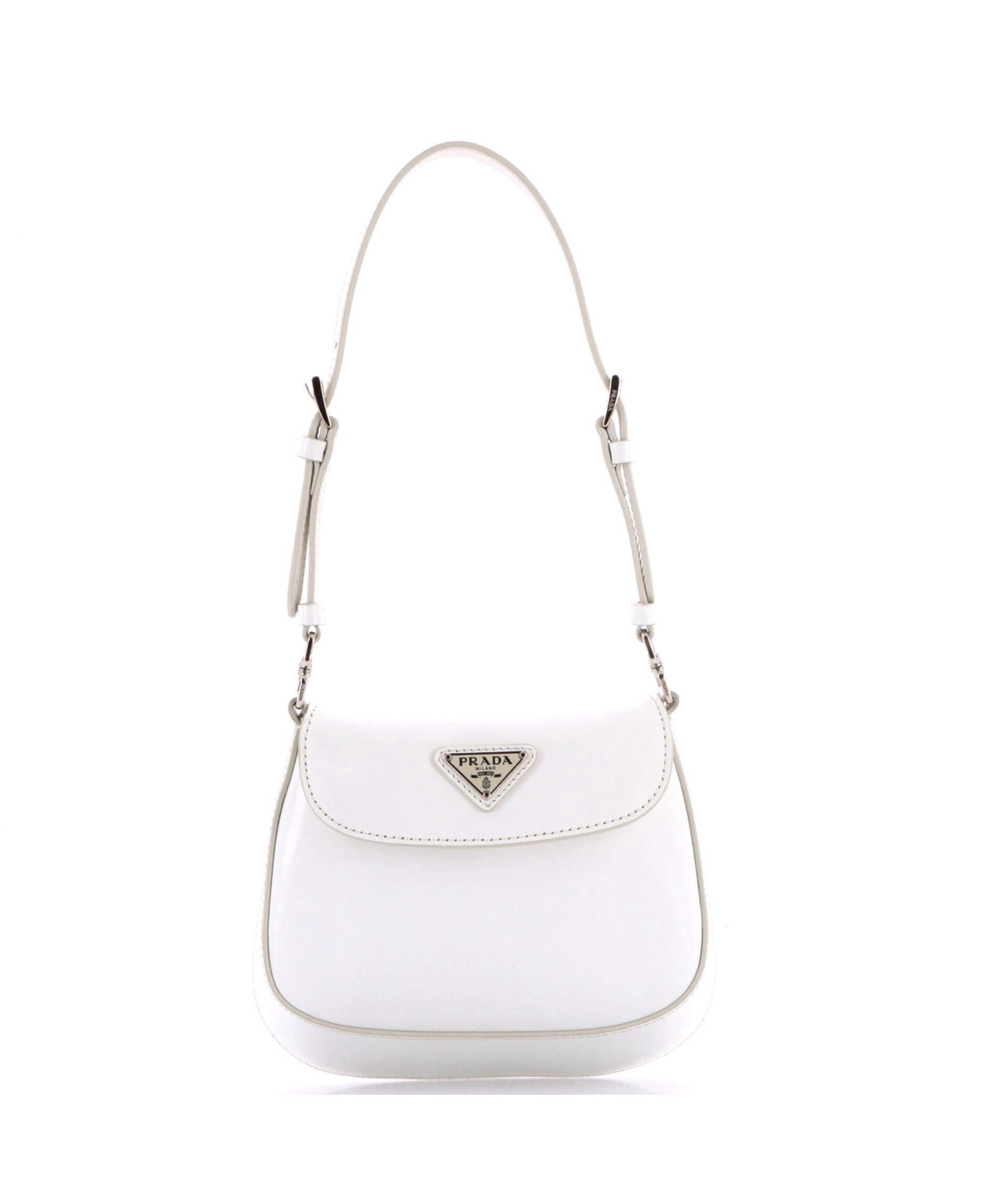 Click here for Pre-Owned Prada Mini Cleo Flap Shoulder Bag Spazzo... prices