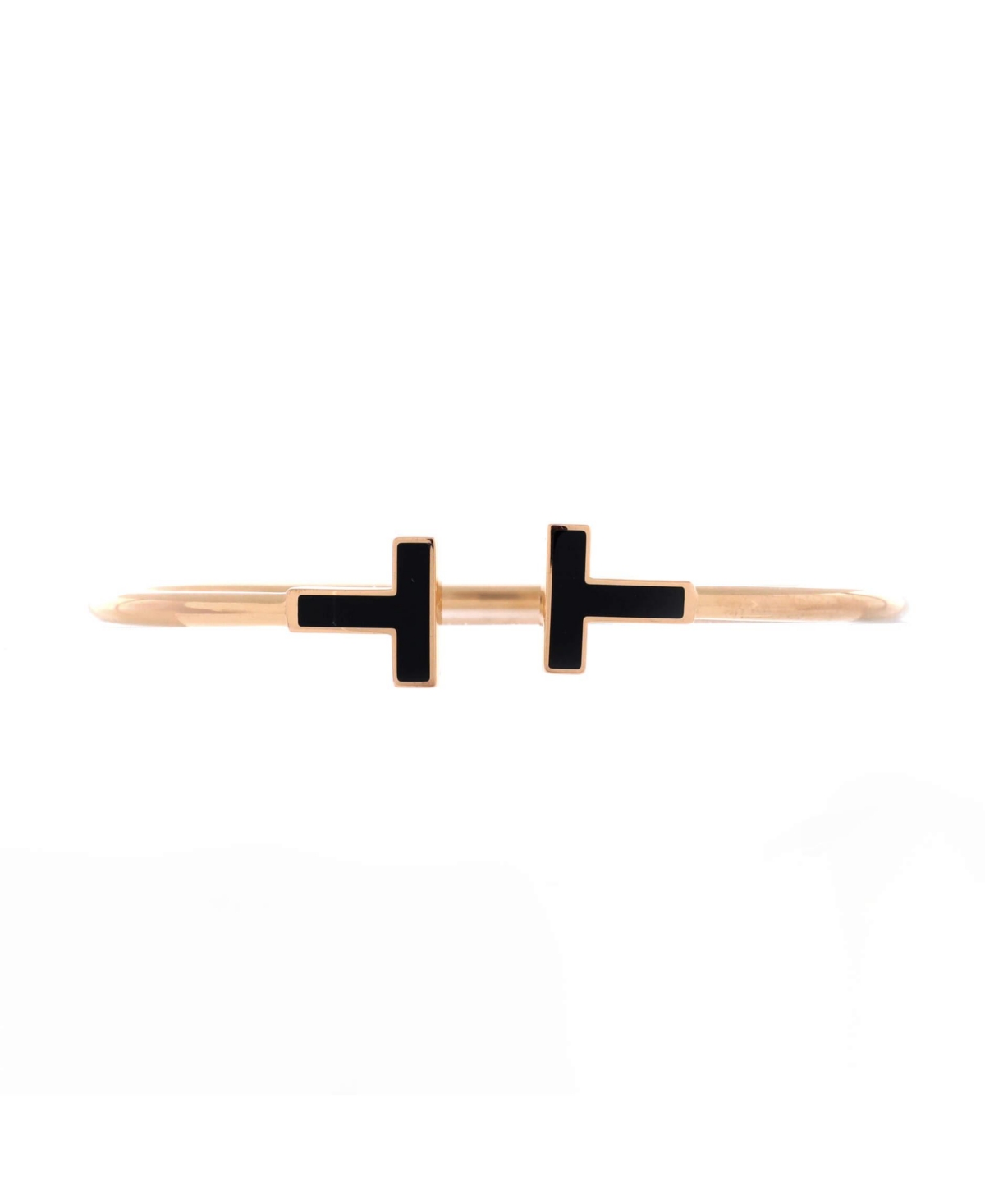 Click here for Pre-Owned Tiffany & Co T Wire Bracelet - 18k rose... prices