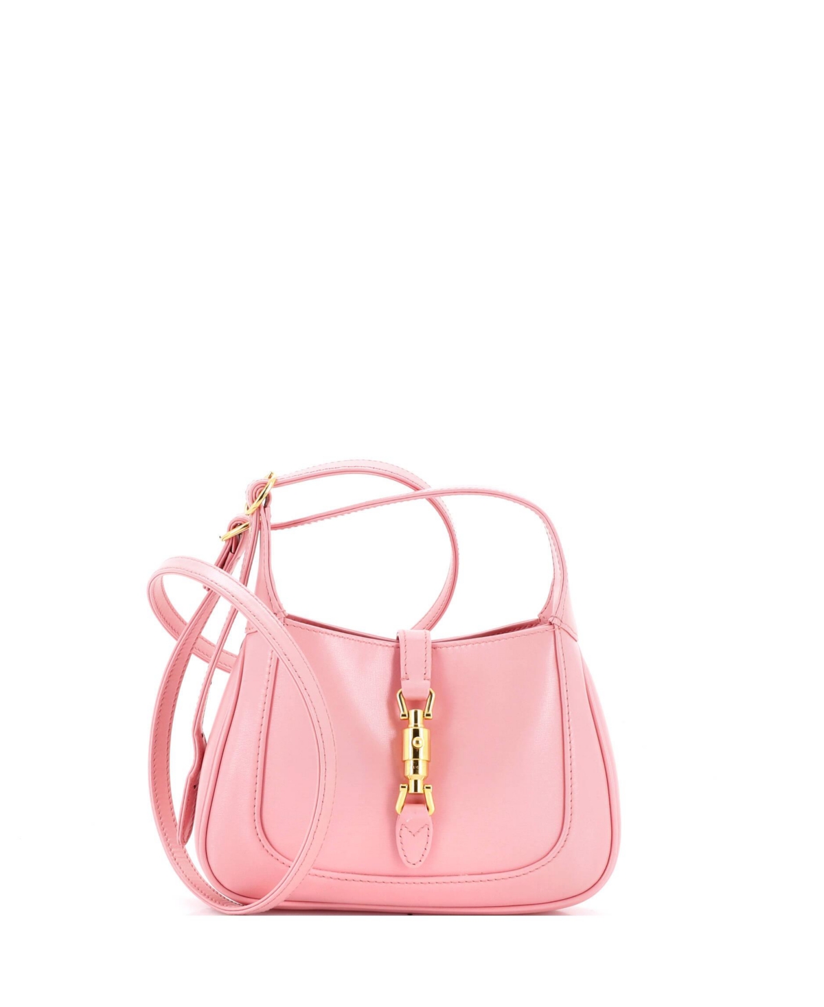 Click here for Pre-Owned Gucci Mini Jackie 1961 Hobo Leather - Pi... prices