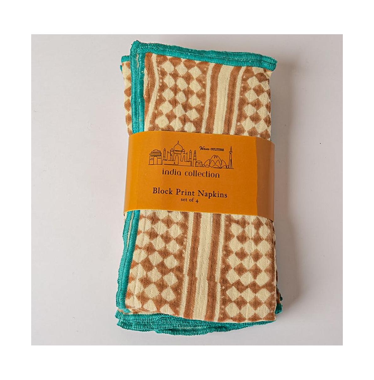 Click here for Verve Culture Punjabi Napkins 20 x 20 - Set of 4 -... prices