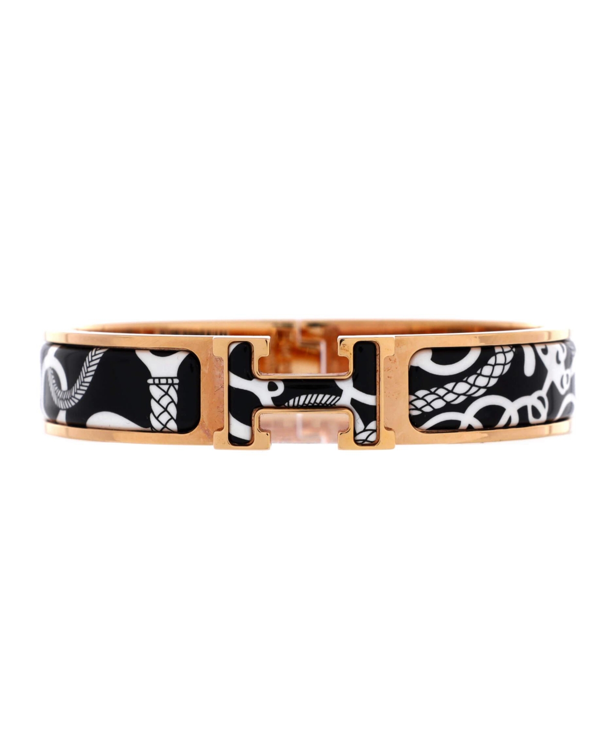 Click here for Pre-Owned HERMES Clic H Bracelet - Enamel prices