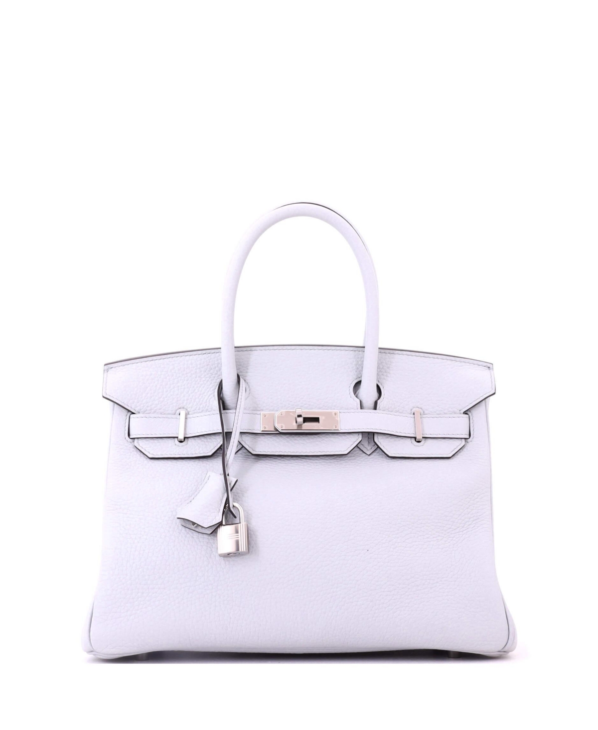 Click here for Pre-Owned HERMES Birkin 30 Handbag Blue Clemence w... prices