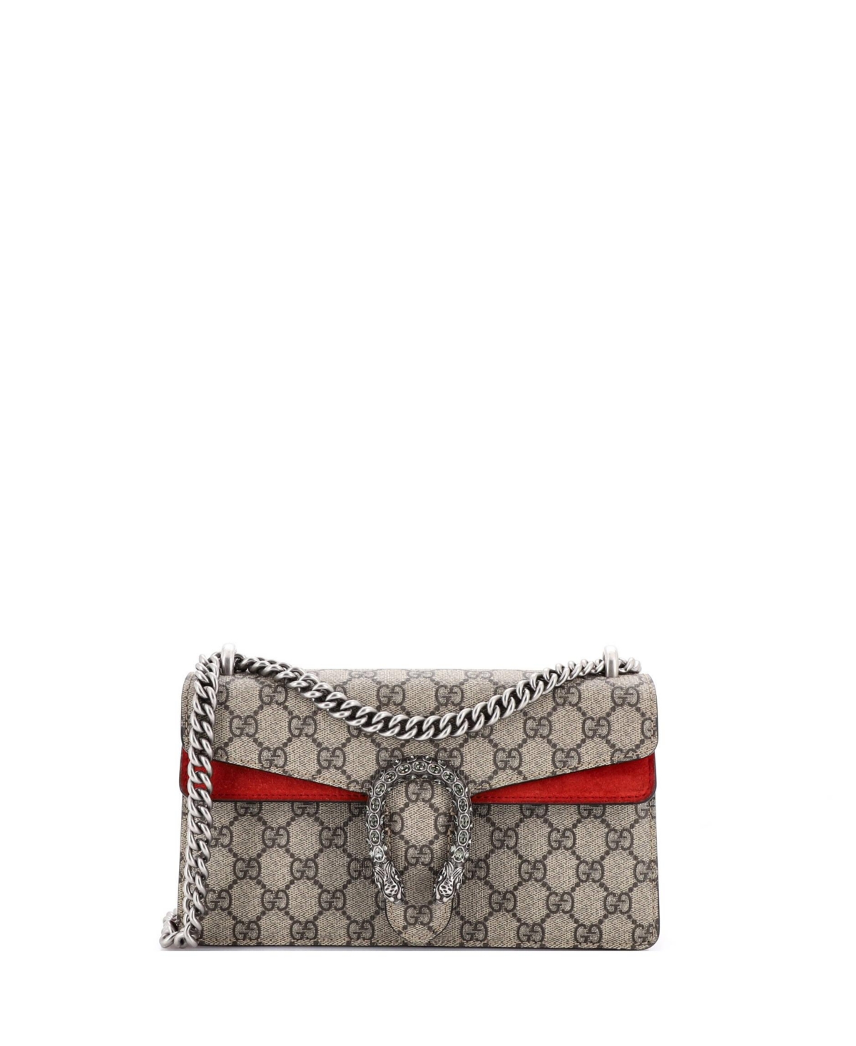 Click here for Pre-Owned Gucci Small Dionysus Bag Gg Coated Canva... prices