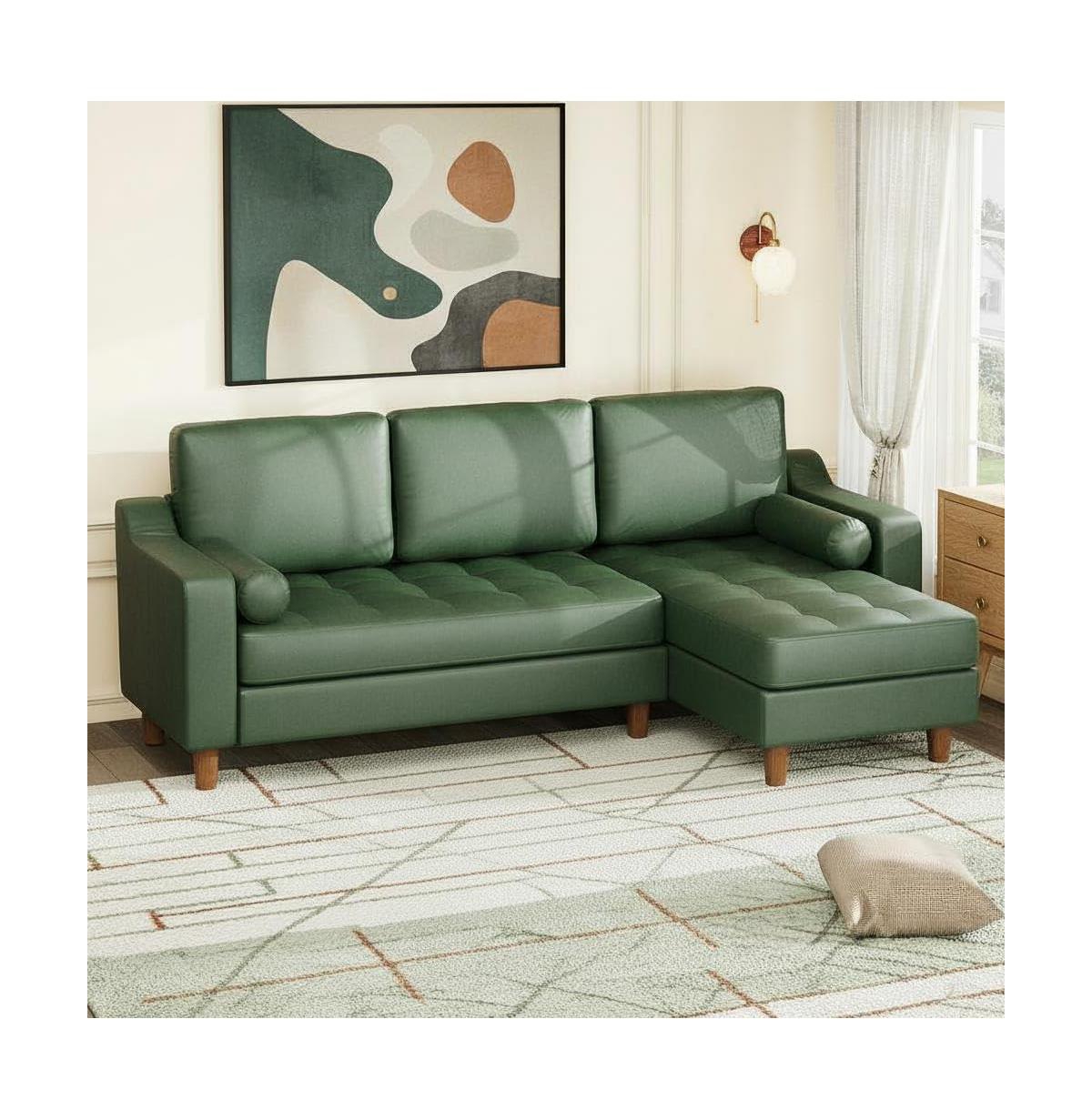 Click here for gaomon 88.9" L-Shaped Sofa with Chaise  Mid-C... prices