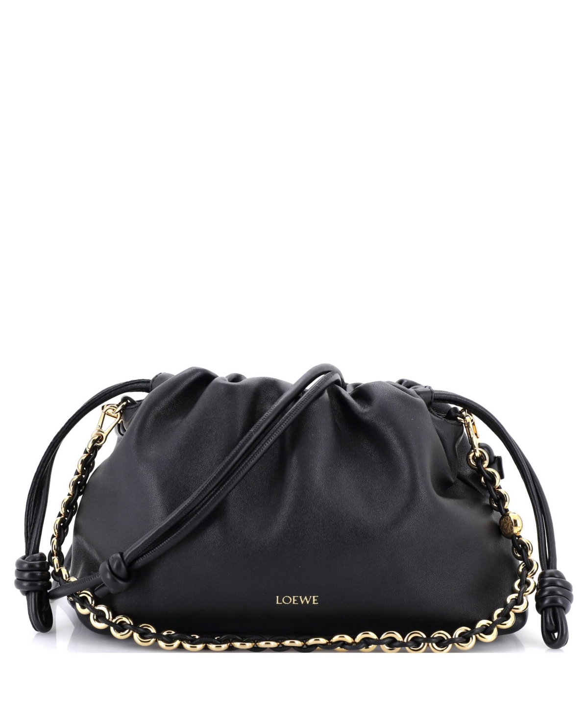 Click here for Pre-Owned Loewe Medium Flamenco Knot Chain Purse B... prices