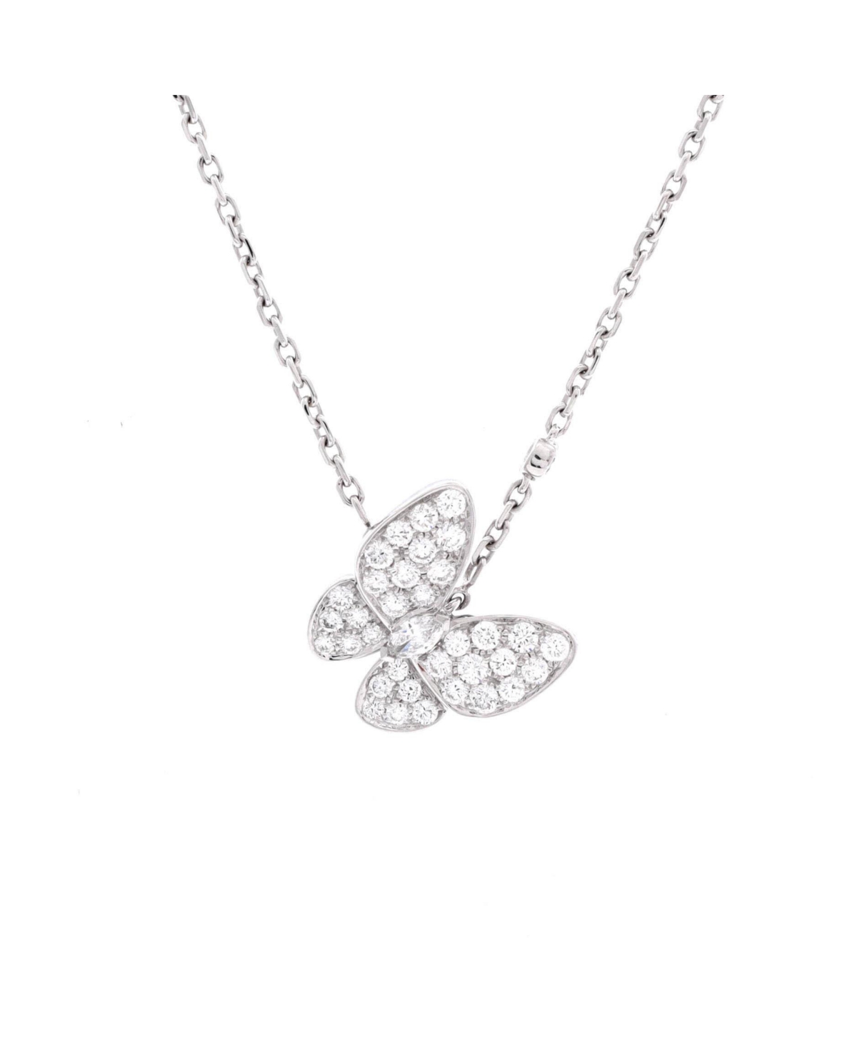 Click here for Pre-Owned Van Cleef and Arpels Two Butterfly Penda... prices