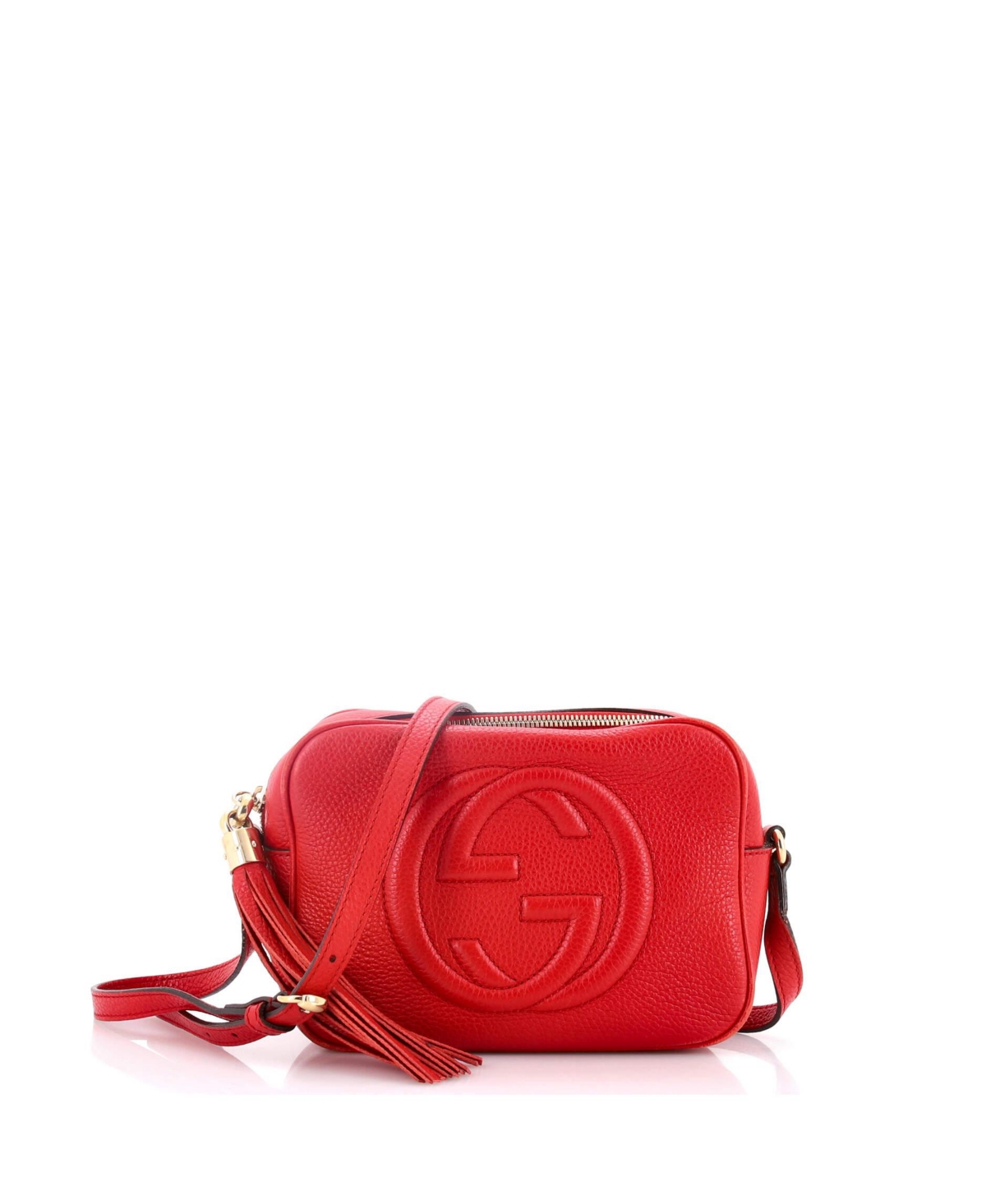 Click here for Pre-Owned Gucci Small Soho Disco Crossbody Bag Lea... prices