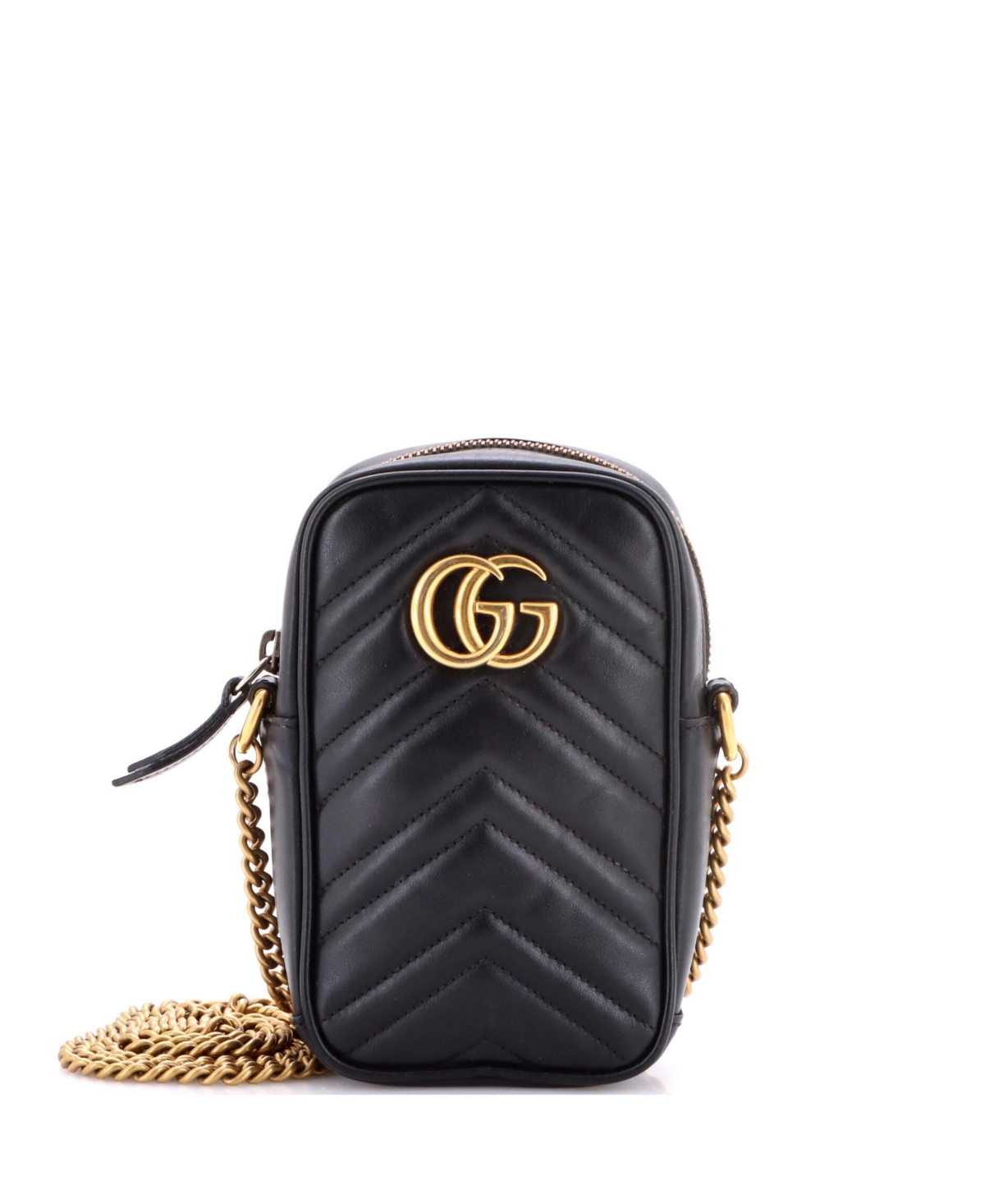 Click here for Pre-Owned Gucci Mini Gg Marmont Vertical Phone Cro... prices