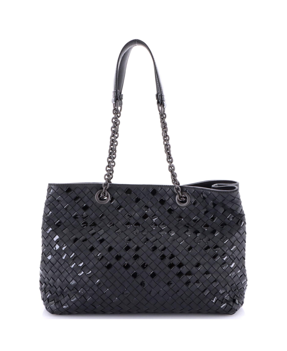 Click here for Pre-Owned Bottega Veneta Medium Double Chain Tote... prices