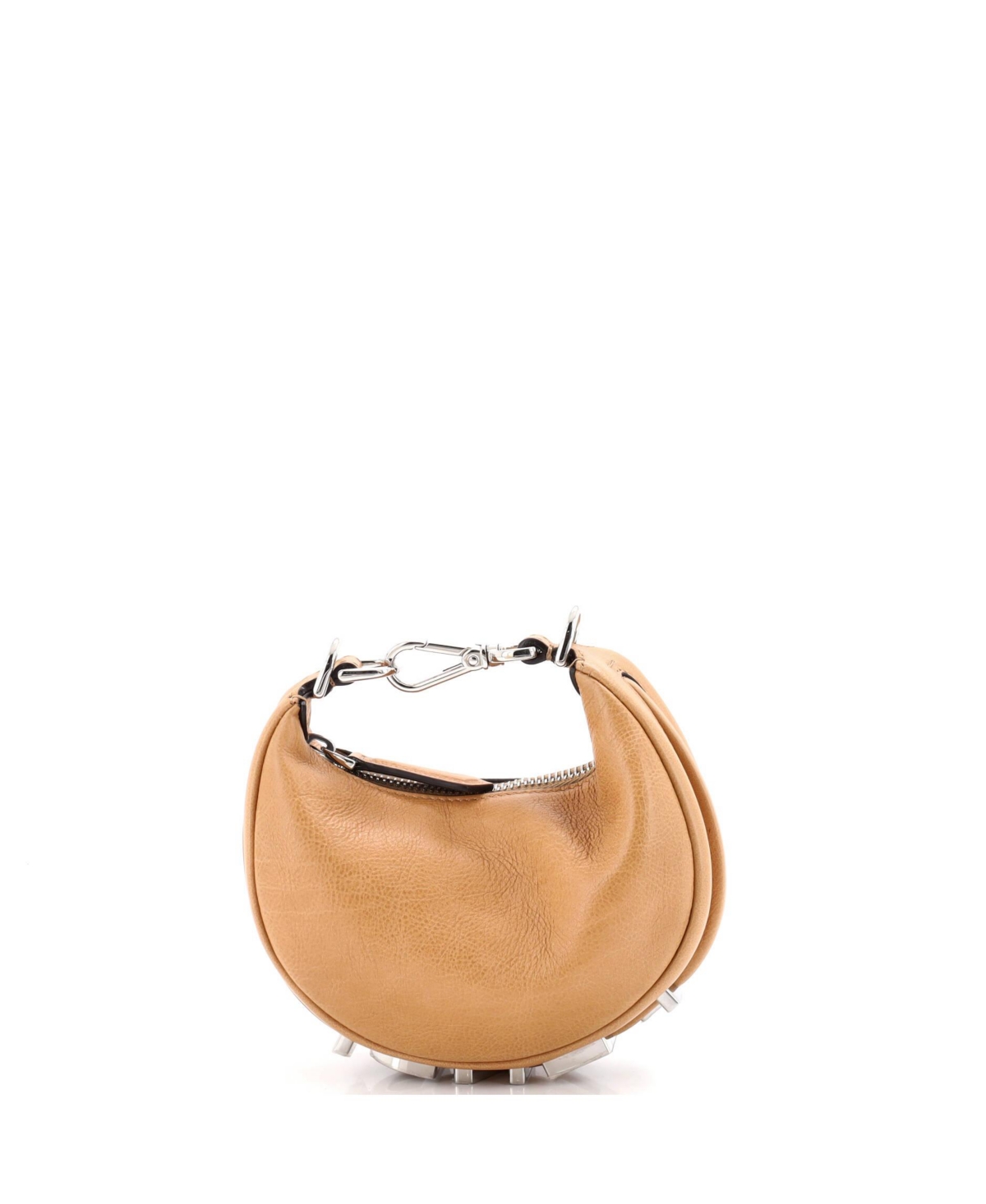 Click here for Pre-Owned Fendi Nano Fendigraphy Bag Leather - Nat... prices